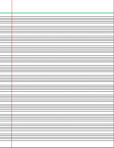 Writing Paper Templates - Word Templates