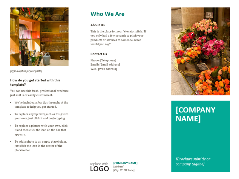 Spring Event Brochure Template Word Templates