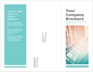 12 Free Tri Fold Brochure Templates in MS Word Format