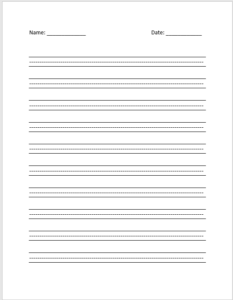 Free Printable Lined Paper Templates – Download, Customize & Print ...