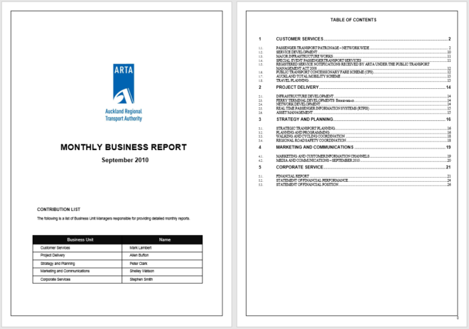 12 Free Annual Business Report Templates in MS Word Templates