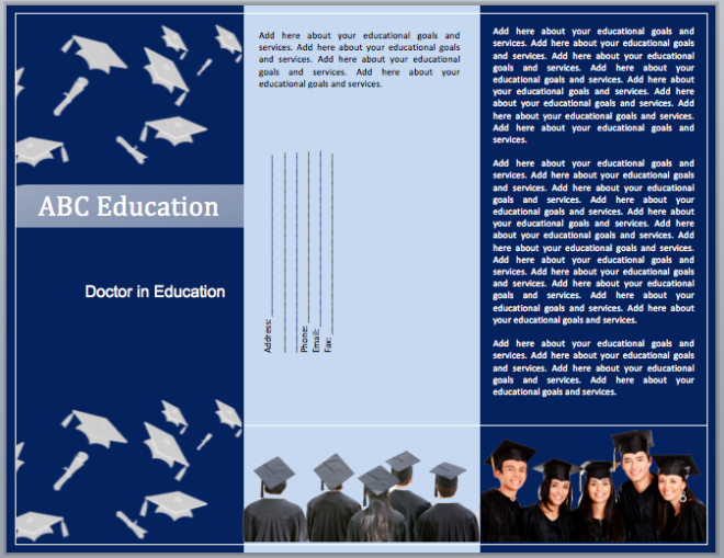Brochure Templates - 17 Free Brochure Designs - Word Templates