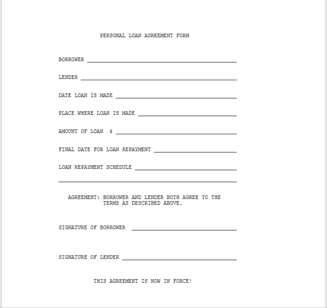 20 free Consumer Loan Agreement Templates in MS Word Templates