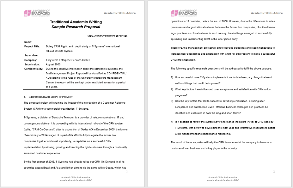 21 Free Research Proposal Templates in MS Word Templates