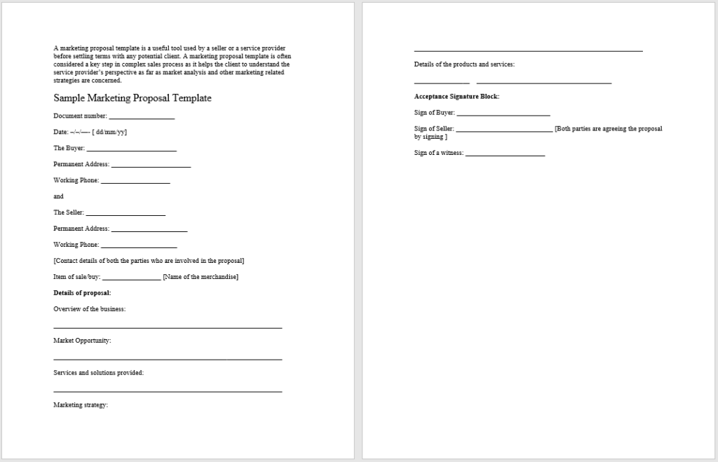 21 Free Research Proposal Templates in MS Word Templates