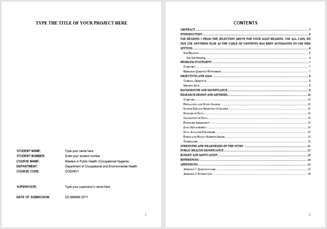 21 Free Research Proposal Templates in MS Word Templates
