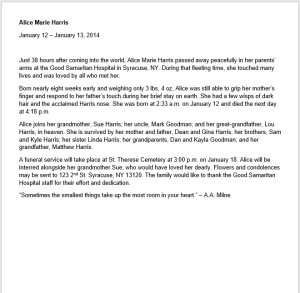 Obituary Notice Templates - 7 Free Format & Samples