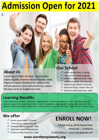 Educational Brochure Templates - Word Templates