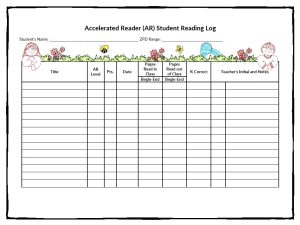 11+ Free Book Reading Log Templates - Word Templates