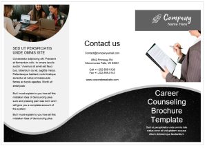 Career Counseling Brochure Templates - Word Templates