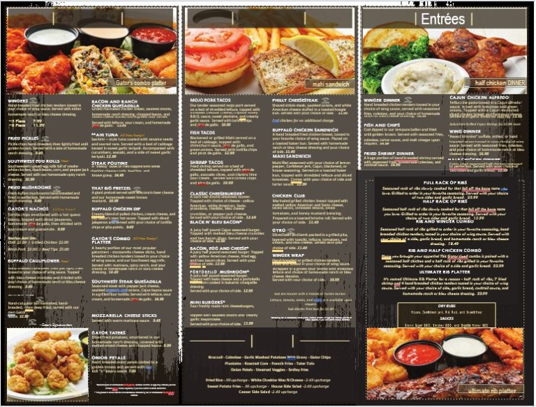Food Price Menu Templates - Word Templates