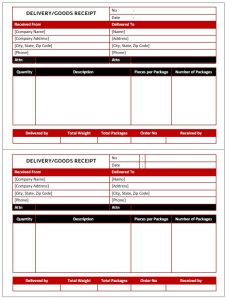 Car Delivery Receipt Templates - Word Templates